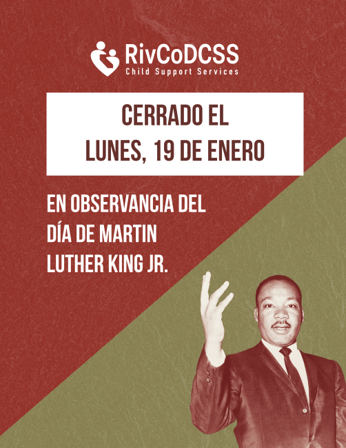 Office Closure Notice – Martin Luther King Jr. Day | Child Support ...